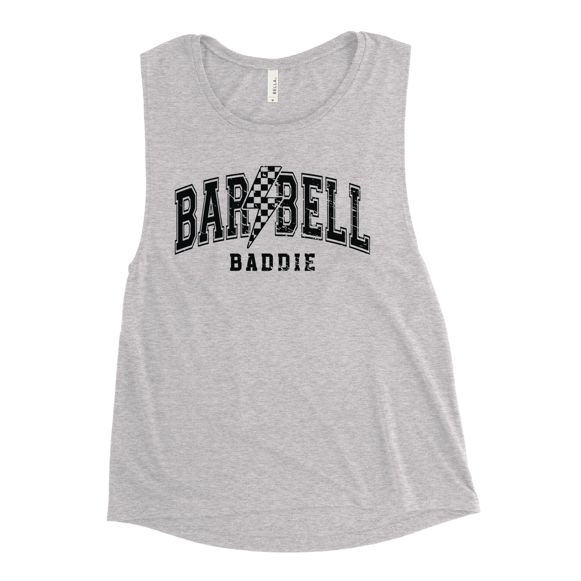 Barbell Baddie Ladies’ Muscle Tank – Third Set Apparel
